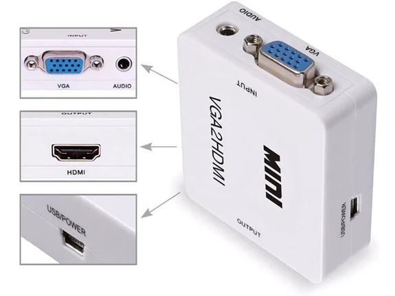 Maxpro line Konverter HDMI na VGA aktivni STAR