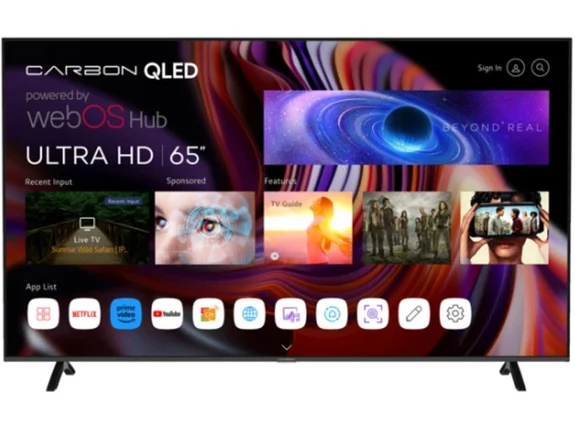 Carbon Smart QLED TV 65" 65QLED4KSW 4K