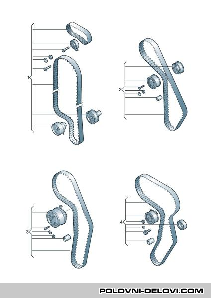 Volkswagen Golf 6 1.6 TDI Motor I Delovi Motora