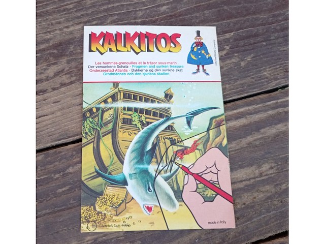 KALKITOS ALBUM SA NALEPNICAMA AJKULA