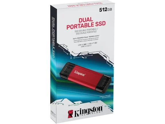 Kingston Dual Portable 512GB eksterni SSD SPSD/512GB