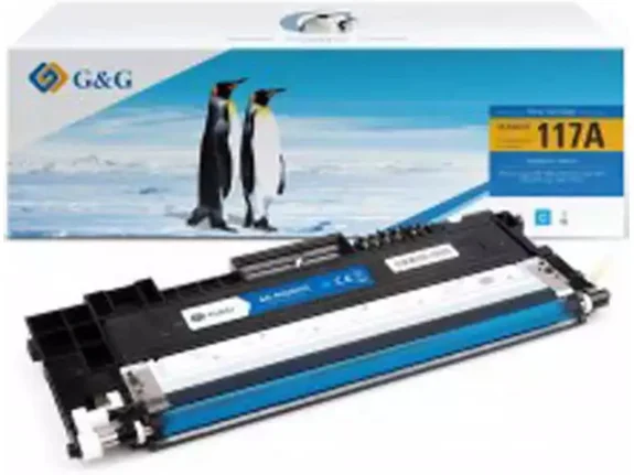 G&G Toner 117A W2071A Color Laser 150a MFP 178 179 Cyan