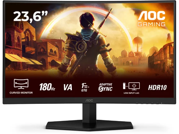AOC Zakrivljeni gaming monitor 23.6 inča C24G42E FHD 1920x1080 VA 180 Hz