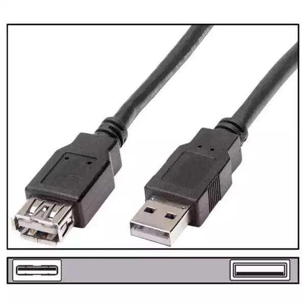 Kabl USB A-M/A-F 5m produžni