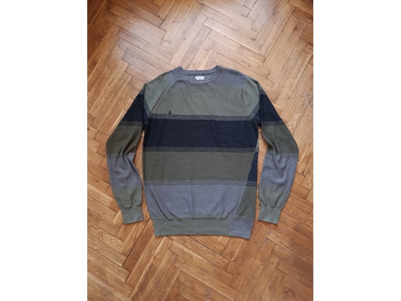 Volcom Understated Stripe džemper – Faded Army