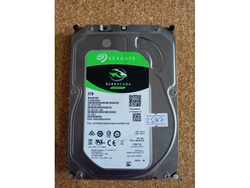 HDD 2 Tb 100 %
