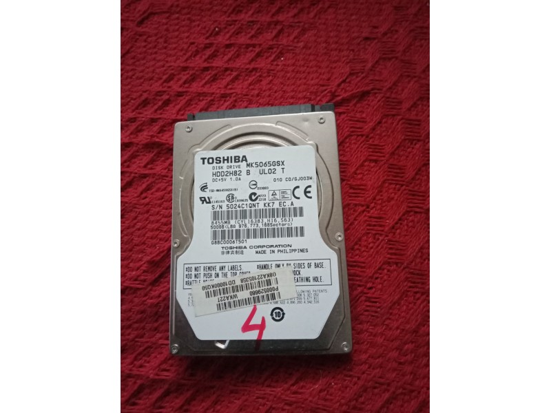Hard disk 500Gb Toshiba