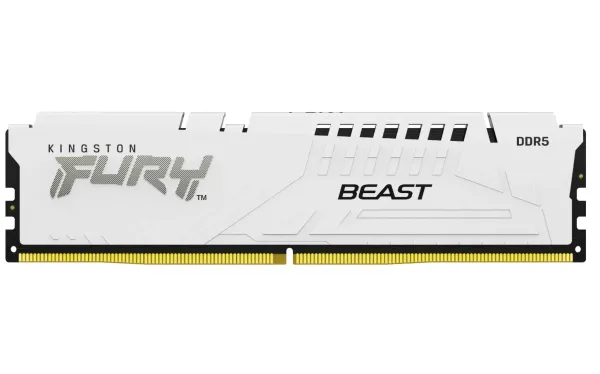RAM DIMM DDR5 16GB 5200MHz Kingston Fury Beast White KF552C40BWA-16