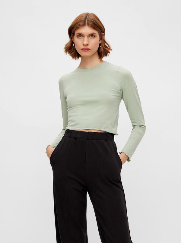 LIGHT GREEN CROP TOP PIECES MADDI - WOMEN