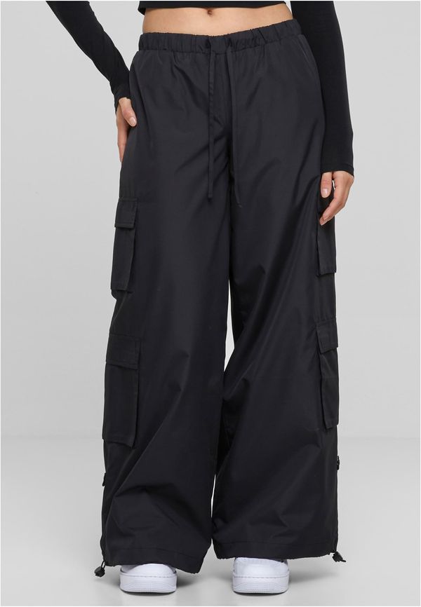 WOMEN'S RIPSTOP DOUBLE CARGO PANTS BLACK