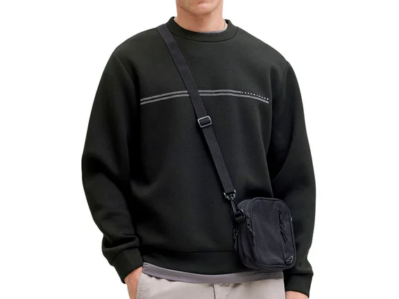 Jack&Jones Muški duks JCOFUSION SCUBA SWEAT CREW NECK