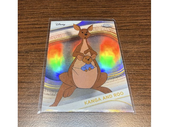 Kanga and Roo - Topps chrome Disney 146 - Refractor