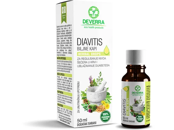 Deverra Farm Biljne kapi Diavitis ( regulacija secera) 50ml