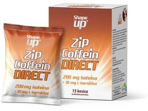 Esensa Zip coffein direct oralni prašak 15 kesica shape up