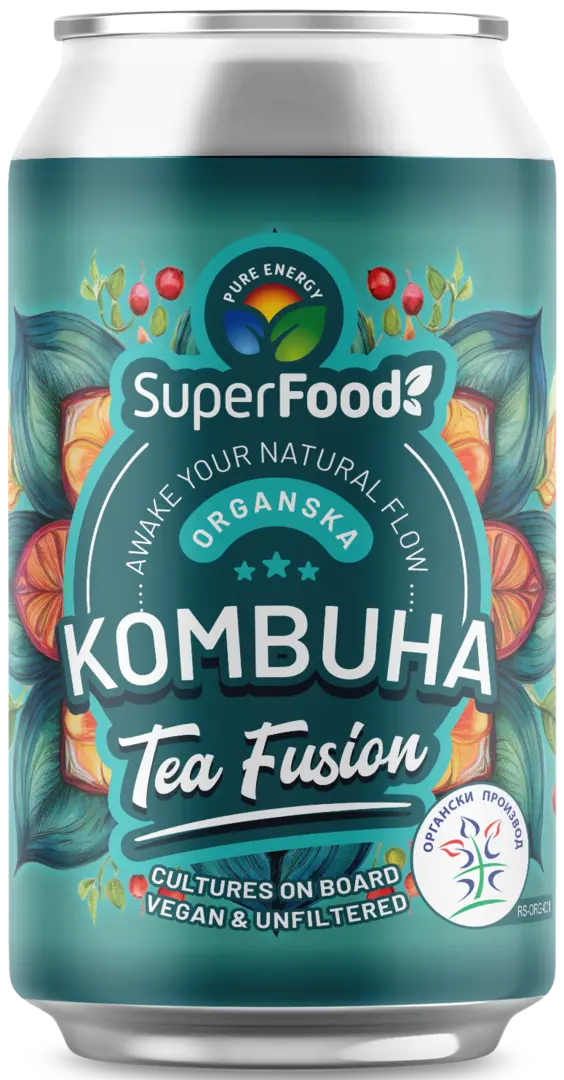Organska Kombuha Tea Fusion KOMBO: 6 kom x 330 ml
