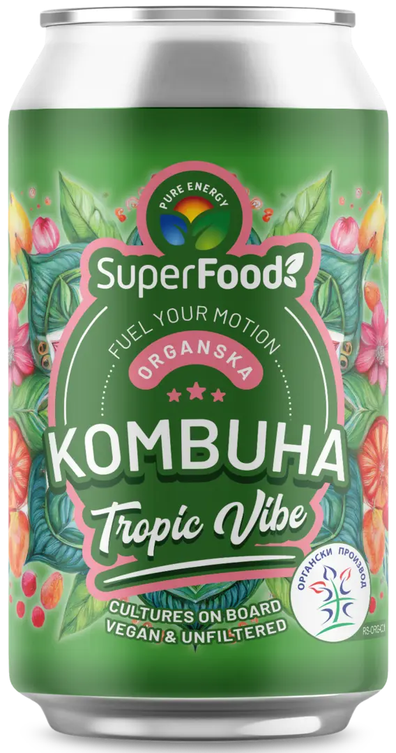 Organska Kombuha Tropic Vibe KOMBO: 6 x 330 ml