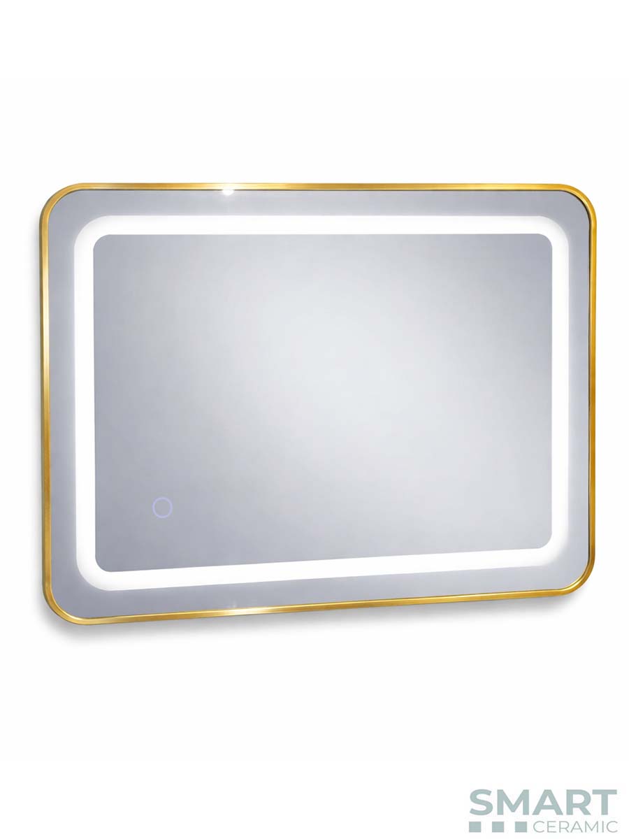 Led ogledalo touch Trevizo zlatni ram 80x60cm Smart Ceramic