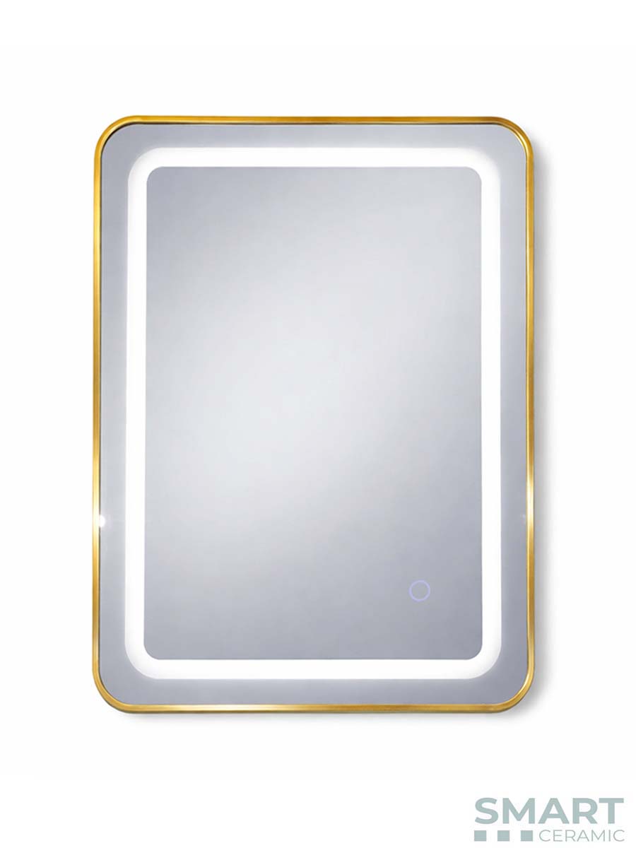 Led ogledalo touch Trevizo zlatni ram 60x80cm Smart Ceramic