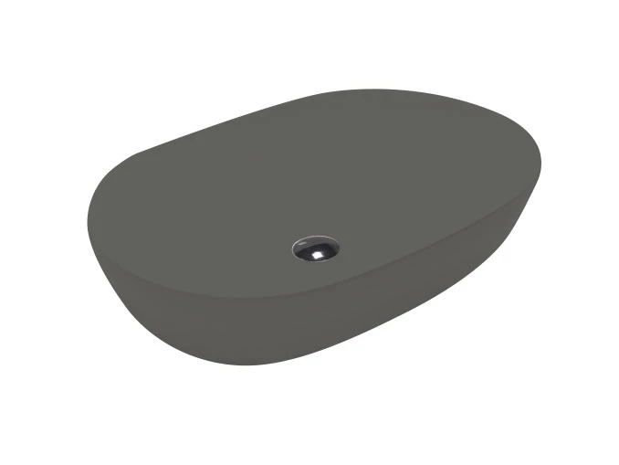 Lavabo nadgradni HATRIA HAPPYHOUR SLIM 21:00 750x380x150 ash matt