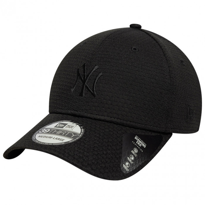 New York Yankees New Era 39THIRTY Stretch Mesh Black Stretch-Fit kapa