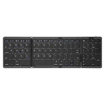 B089 FOLDABLE WIRELESS KEYBOARD WITH NUMBERS AREA - 81 KEYS