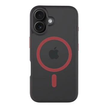 IPHONE 16 TACTICAL MAGFORCE HYPERSTEALTH 2.0 MAGSAFE CASE - BLACK / RED