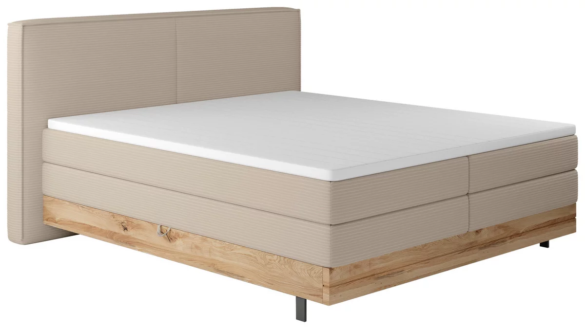 BOXSPRING KREVET 160/200 cm šampanjac