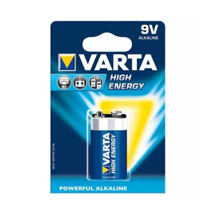 Baterija nepunjiva Varta 9V 6LR61 High Energy