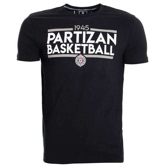 MAJICA KRATKIH RUKAVA PARTIZAN BASKETBALL 'CRNA'