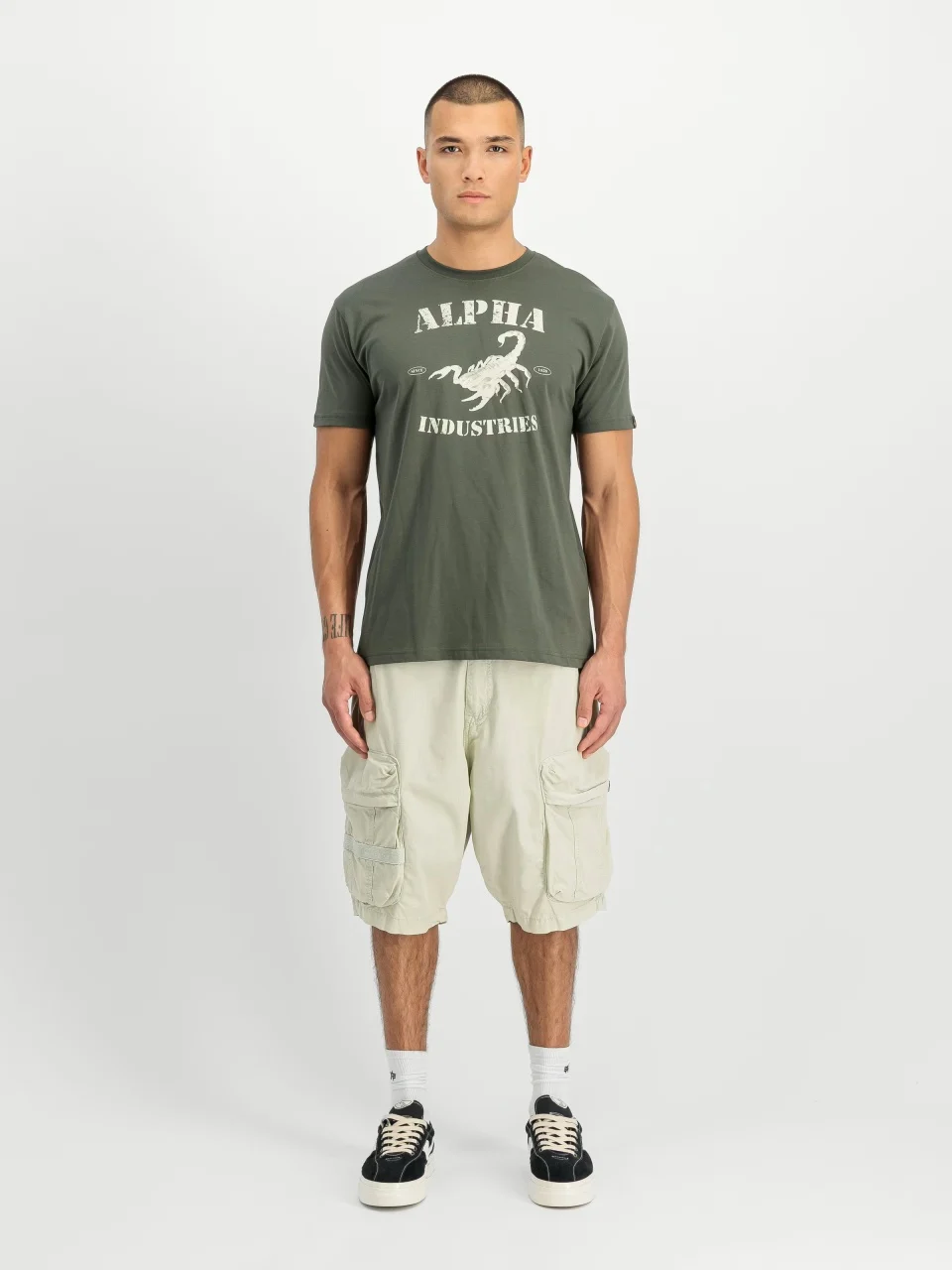 ALPHA INDUSTRIES MAJICA SCORPION DOLIVE