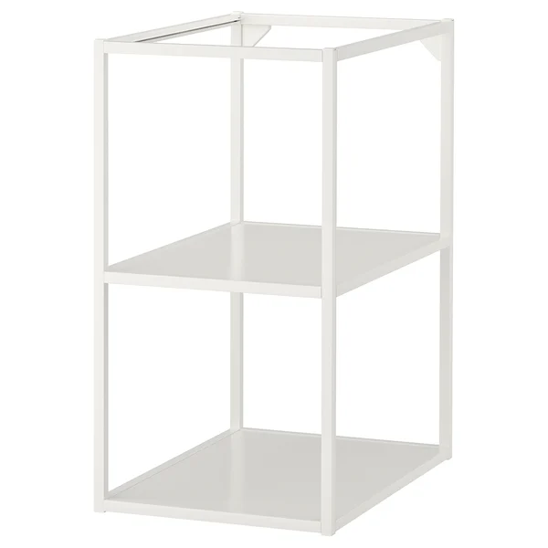 Podni okvir s policama, bela, 40x60x75 cm