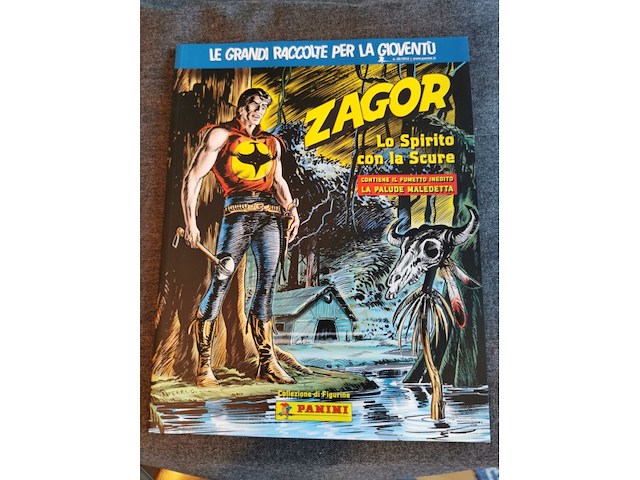 Zagor album sa slicicama italijanski prazan