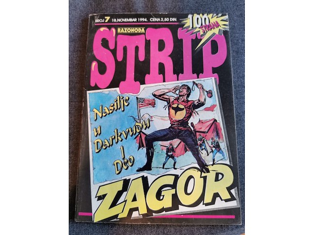Strip Razonoda Zagor 5 komada