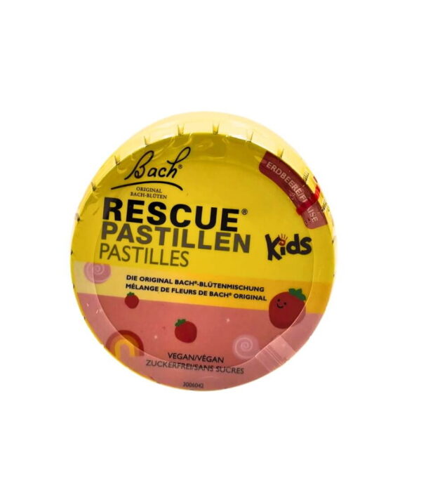 Bahove pastile za decu jagoda 50g – Rescue Kids pastile