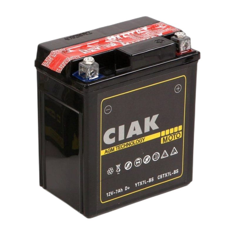CIAK moto 12v 7ah +d ytx7l-bs