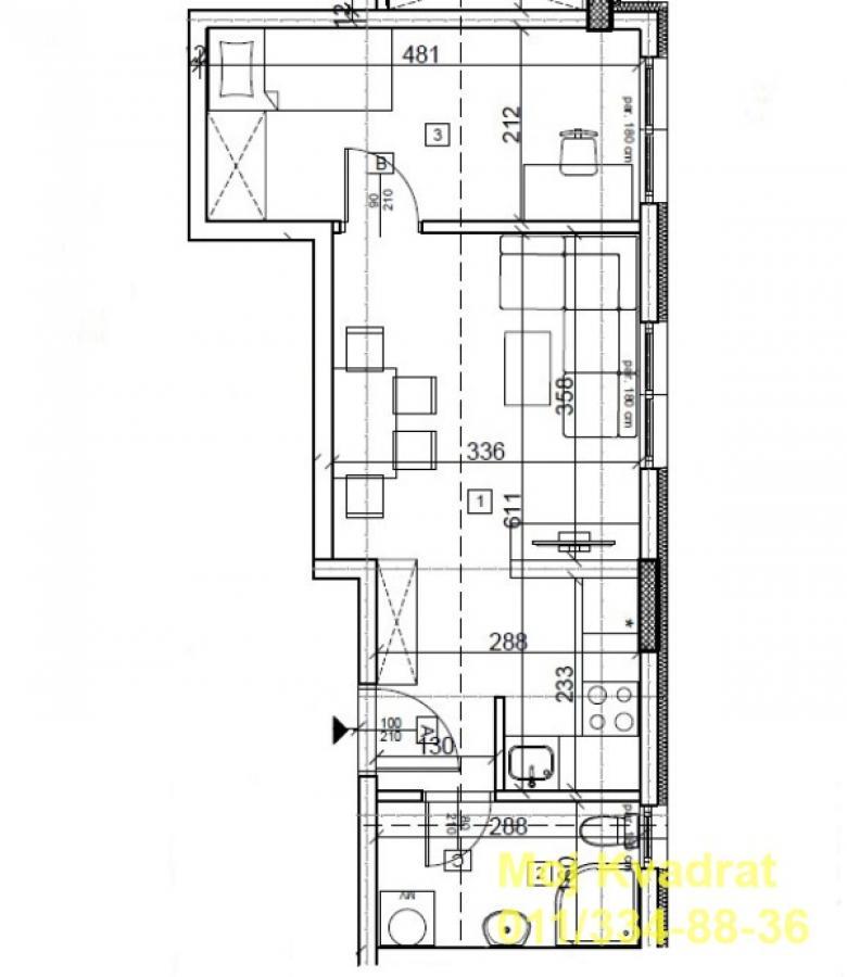 Zvezdara - Učiteljsko naselje, 34m2
