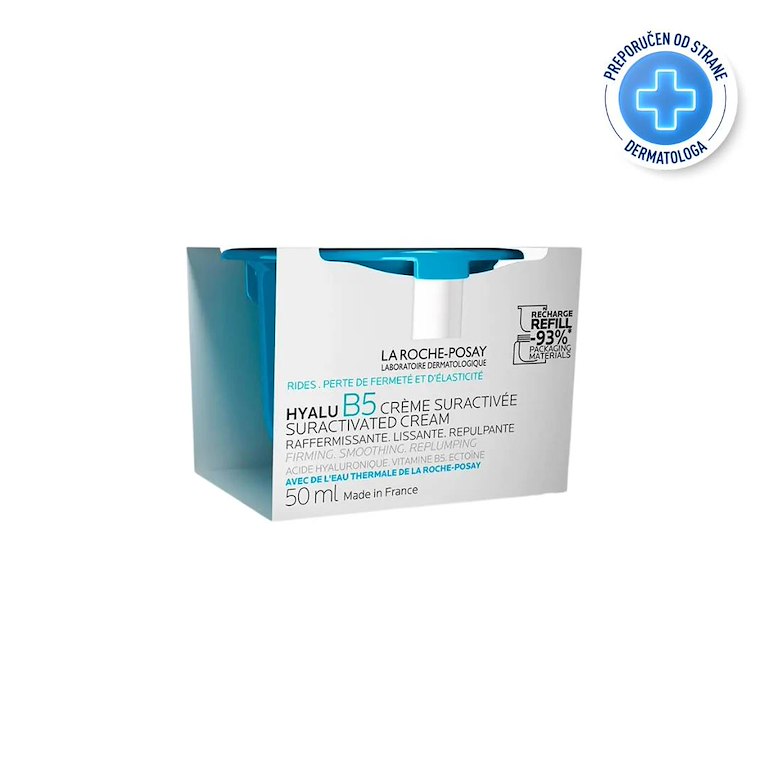 LRP HYALU B5 Visokoefikasna Krema za Lice Protiv Starenja sa Hijaluronom i Vitaminom B5 Dopunsko Pakovanje 50 mL