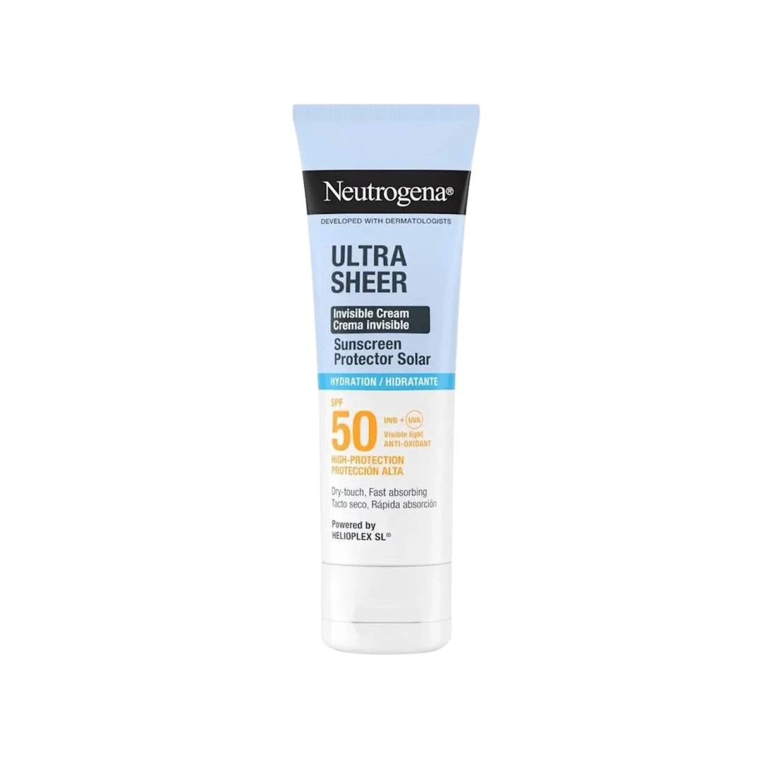 Neutrogena® ULTRA SHEER Hydration Nevidljiva Hidratantna Krema za Zaštitu od Sunca SPF50 50 mL