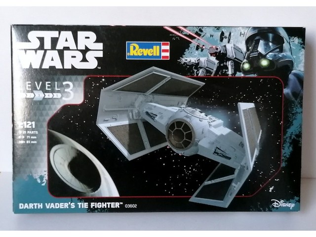 Revell, Star Wars, Darth Vader`s Tie Fighter, maketa