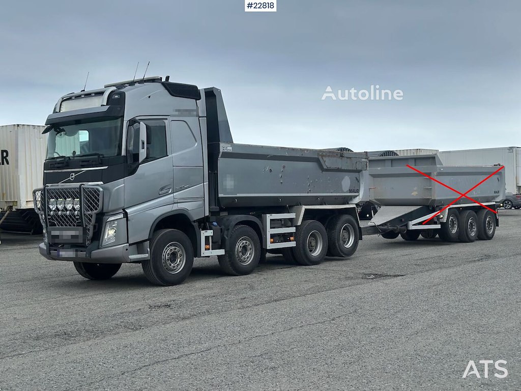 Volvo FH 540 8x4 tippbil m/ mye deler byttet. SE VIDEO kiper