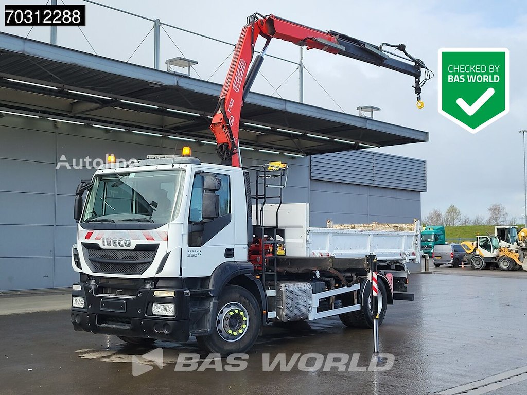 IVECO Stralis 330 4X2 Fassi F135A.0.22 E-Active Kran Crane Steelsuspen kiper