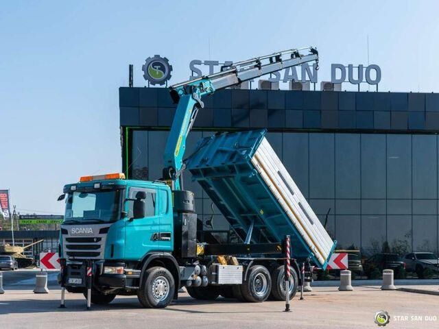 Scania G480 6x4 PALFINGER PK 34002 SH Crane Kipper kiper