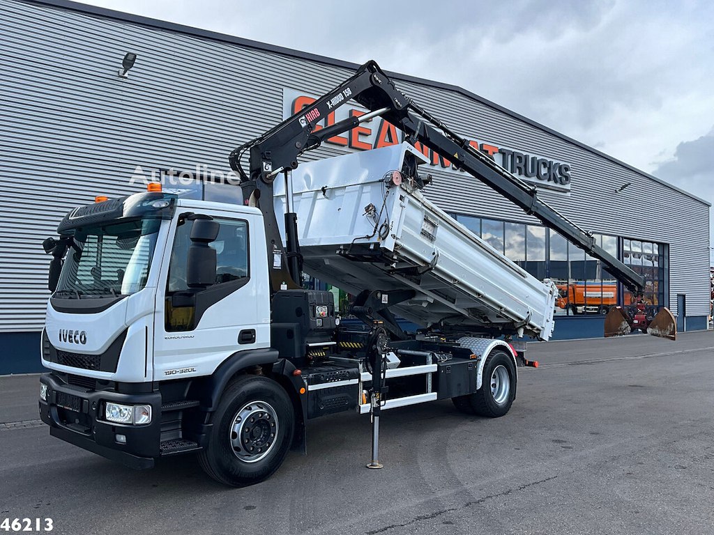 IVECO Eurocargo ML190EL32 Euro 6 Hiab 16 Tonmeter laadkraan Just 97.41 kiper