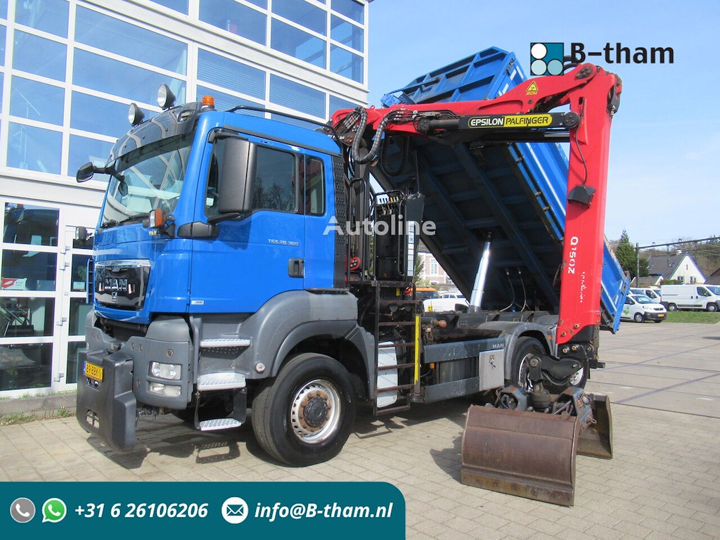 MAN TGS 28.360 6x4-4 EEV + Palfinger 3-Z.S.W. Kipper Tipper kiper