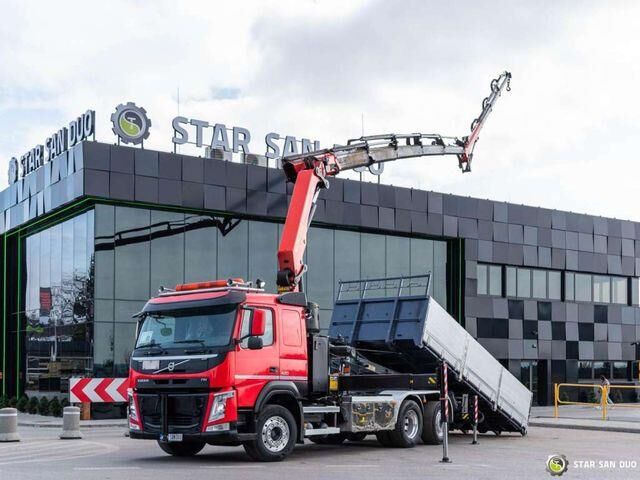 Volvo FM420 6x2 PALFINGER PK 34002 SH Crane Fly Jib kiper
