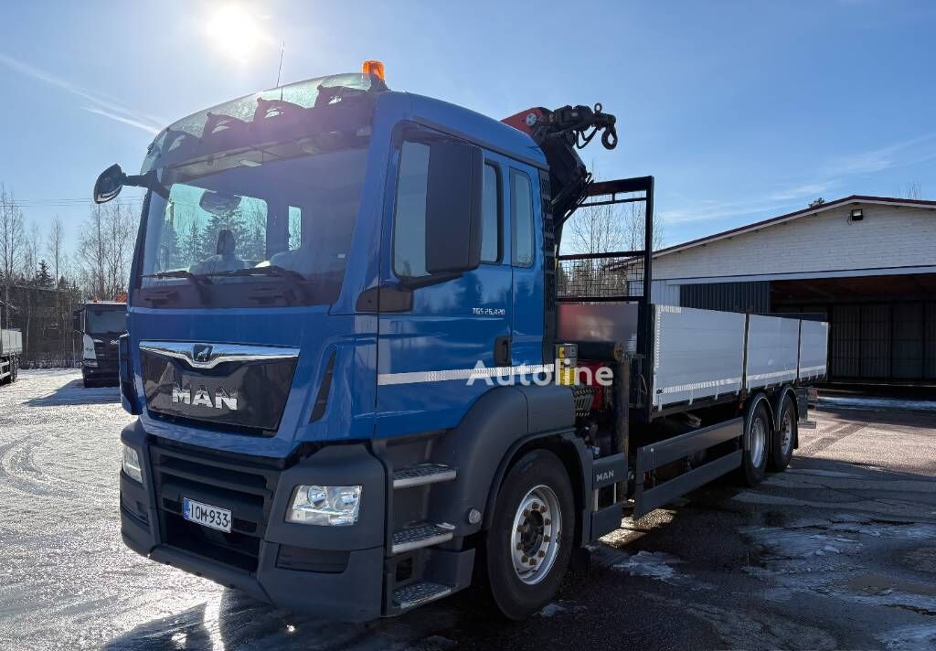 MAN TGS 26.420 6x2-4 BL/5100 Palfinger PK 22002-EH C kamion s ravnom platformom