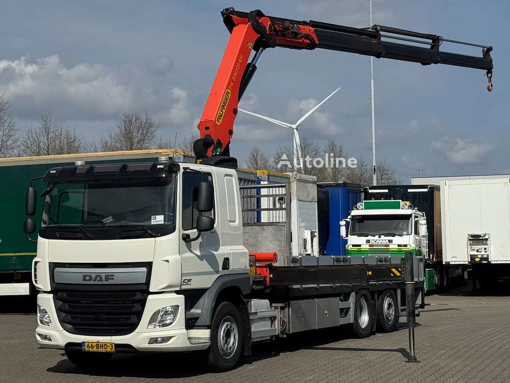 DAF CF 330 6x2*4 Palfinger PK23001 Euro 6 *NL-Truck* kamion s ravnom platformom