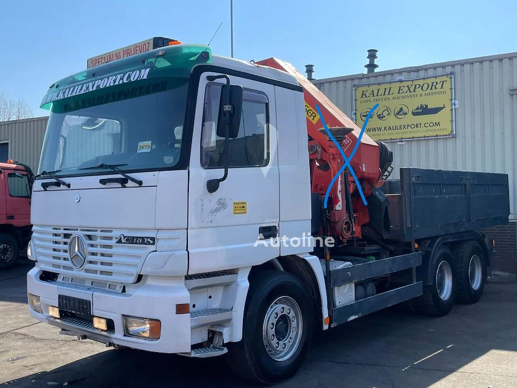 Mercedes-Benz Actros 3343 6x4 Truck EPS Gearbox 3 Pedal Full Steel Suspension kamion s ravnom platformom