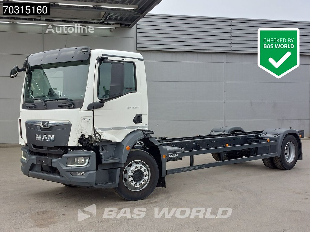 MAN TGM 18.320 4X2 DAMAGED Truck Parking Driveable 18 tons chassis A kamion šasija