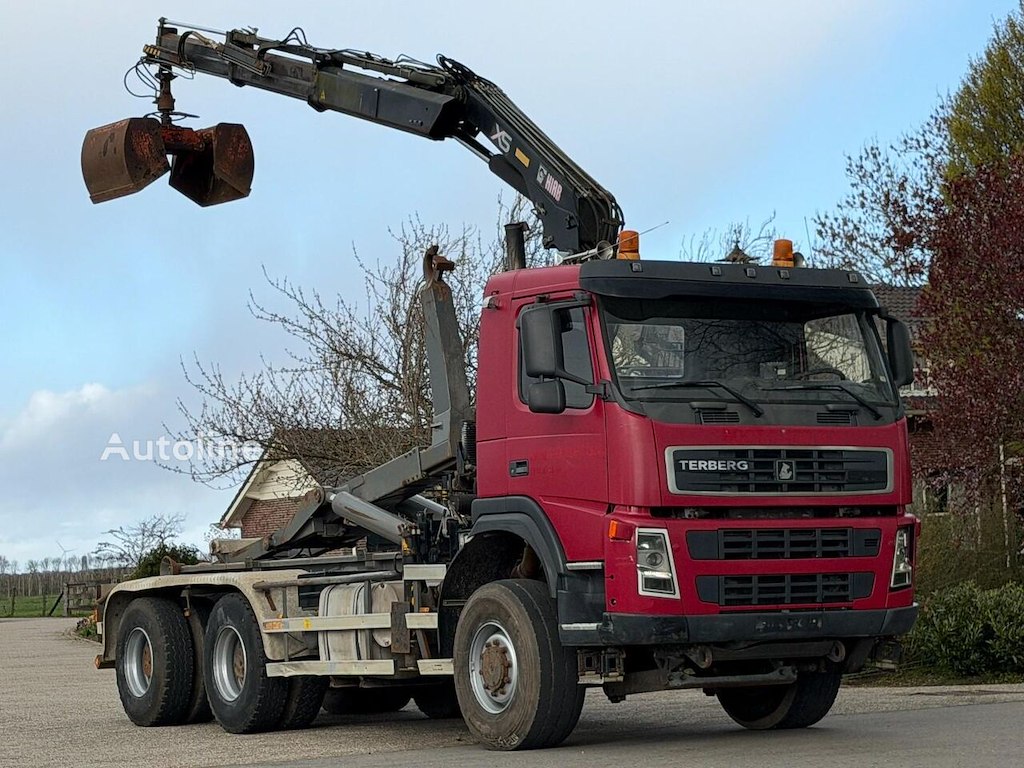 Volvo FM 6x6!! WS CRANE/HOOK LIFT!!NL TRUCK!! kamion rol kiper